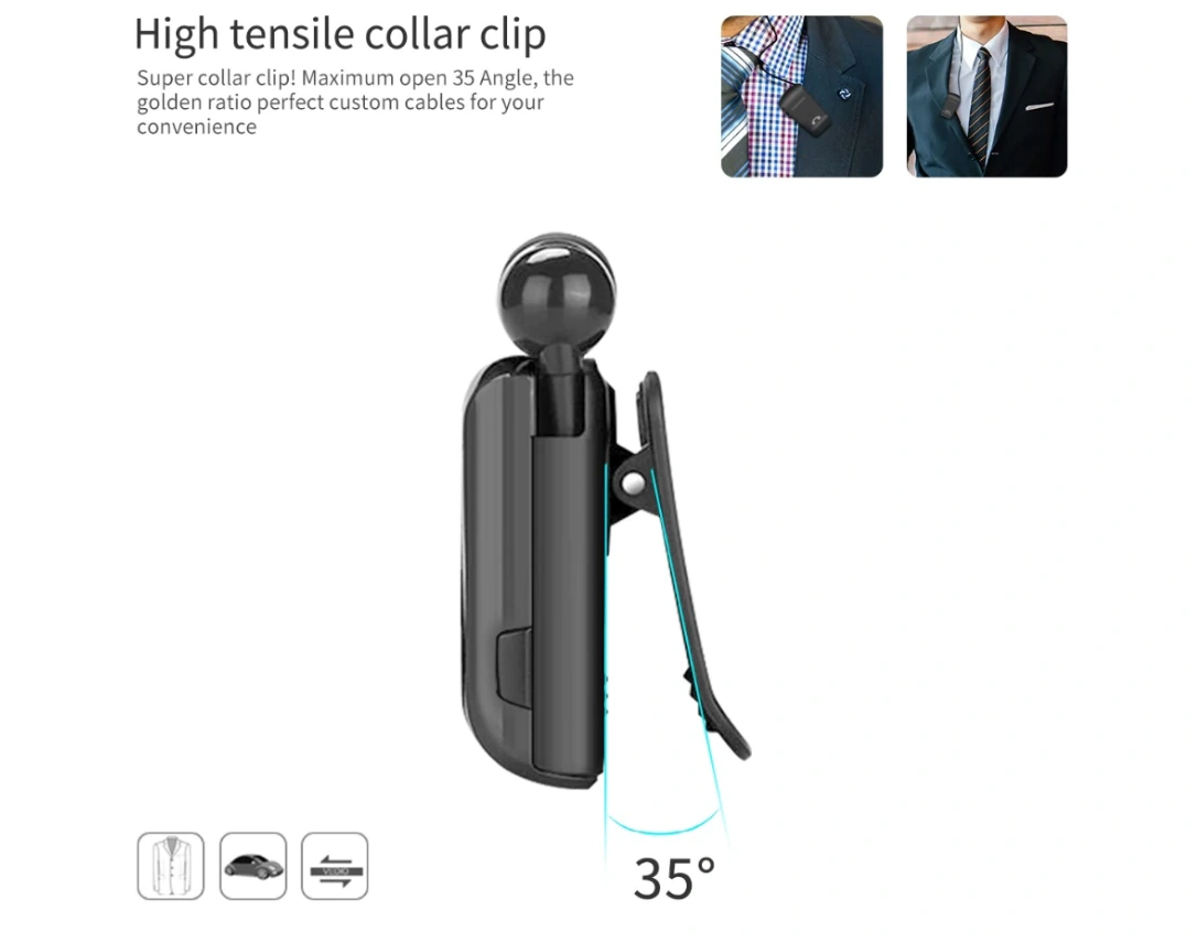 דיבורית בלוטוס עם חוט נשלף | Bluetooth PureGear ClipCall