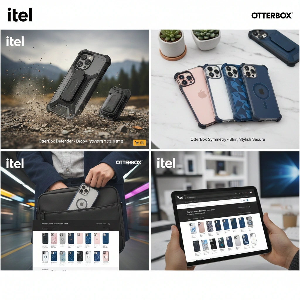 כיסויים של OtterBox (אוטרבוקס) המקוריים - ההגנה החזקה בעולם | itel